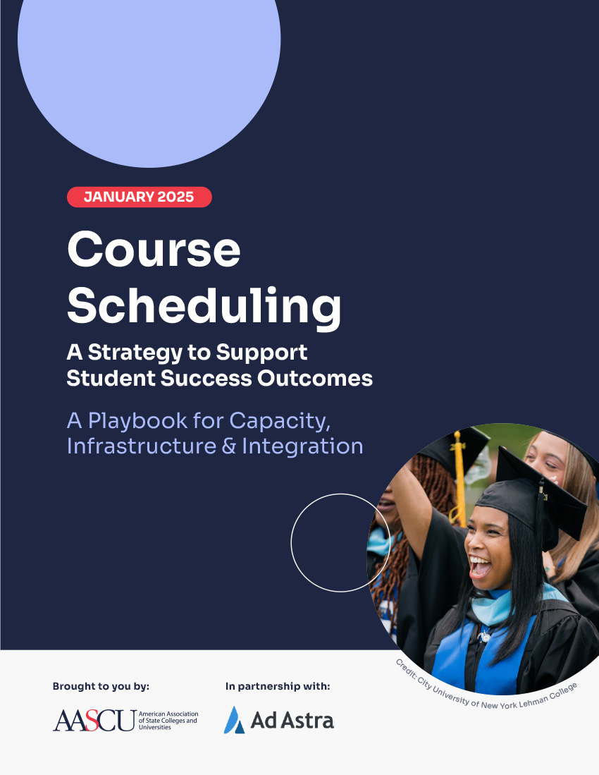 Course Scheduling Playbook - AASCU